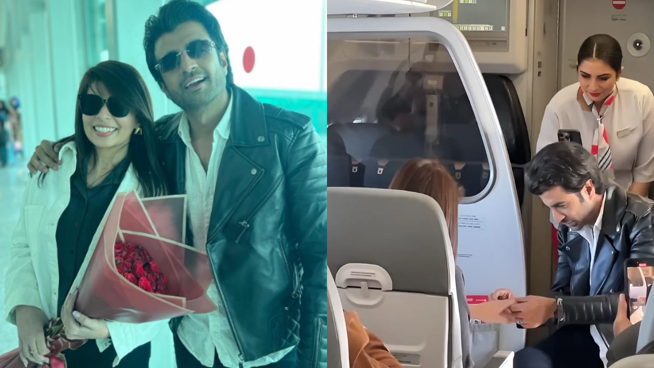 Umer Aalam surprises fiance with sky-high proposal